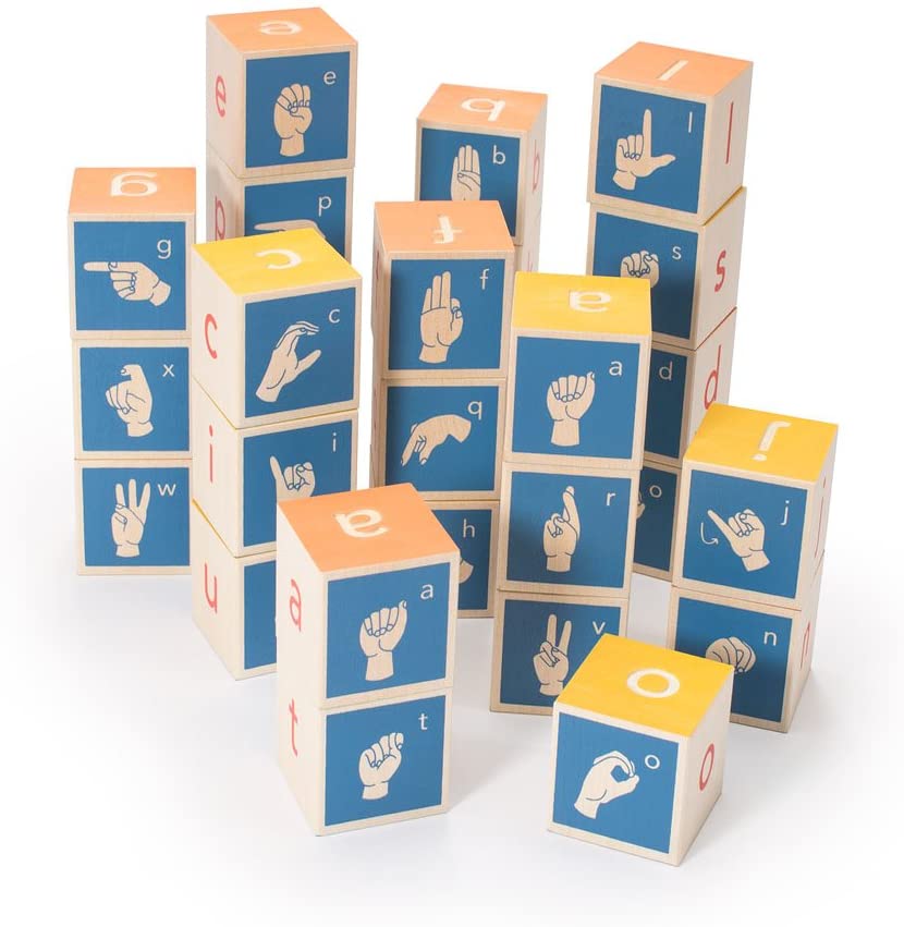 Uncle Goose American Sign Language Blocks - Building Blocks