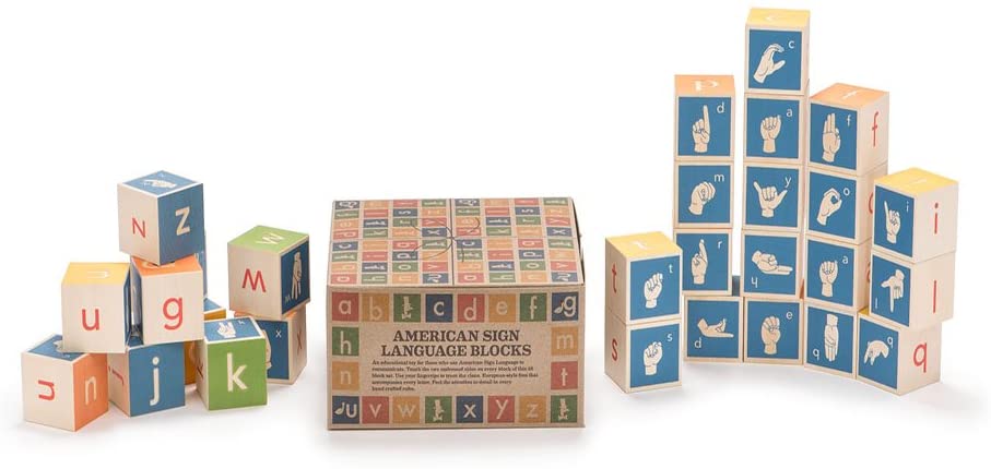 Uncle Goose American Sign Language Blocks - Building Blocks