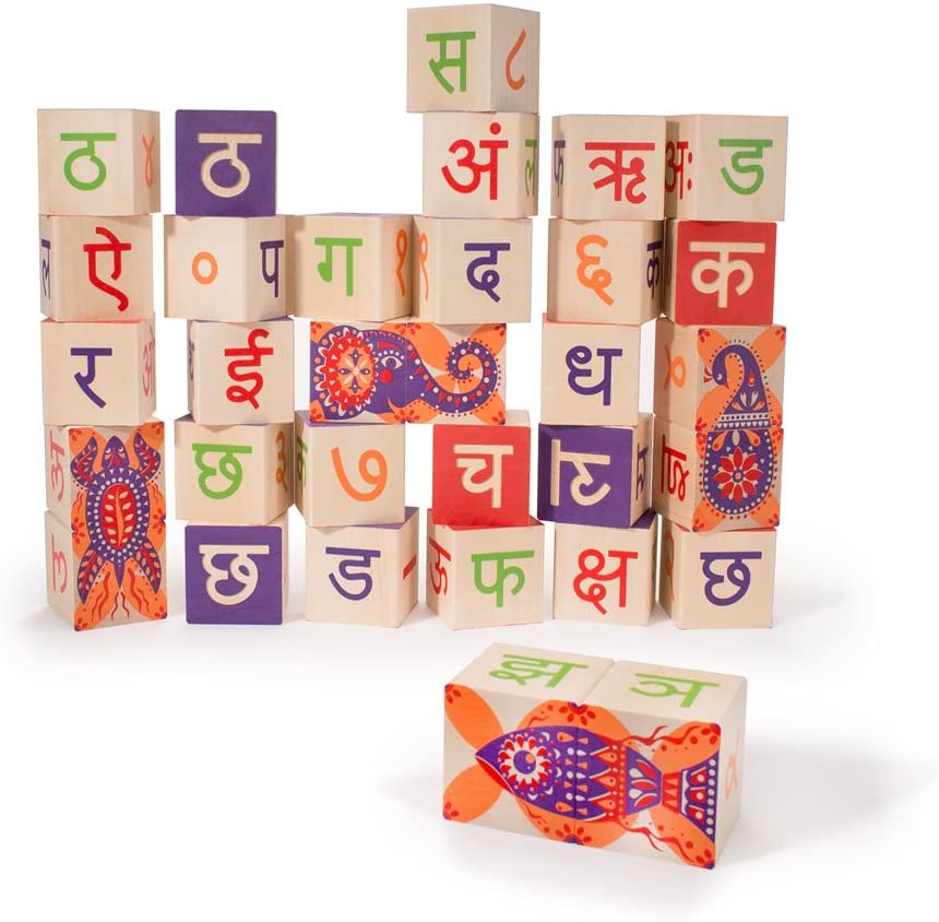 Uncle Goose Hindi Blocks - Building Blocks