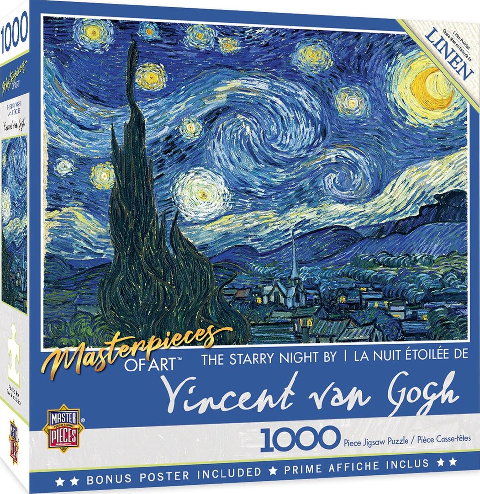 Vincent Van Gogh Starry Night 1000 pieces Puzzle - Building Blocks