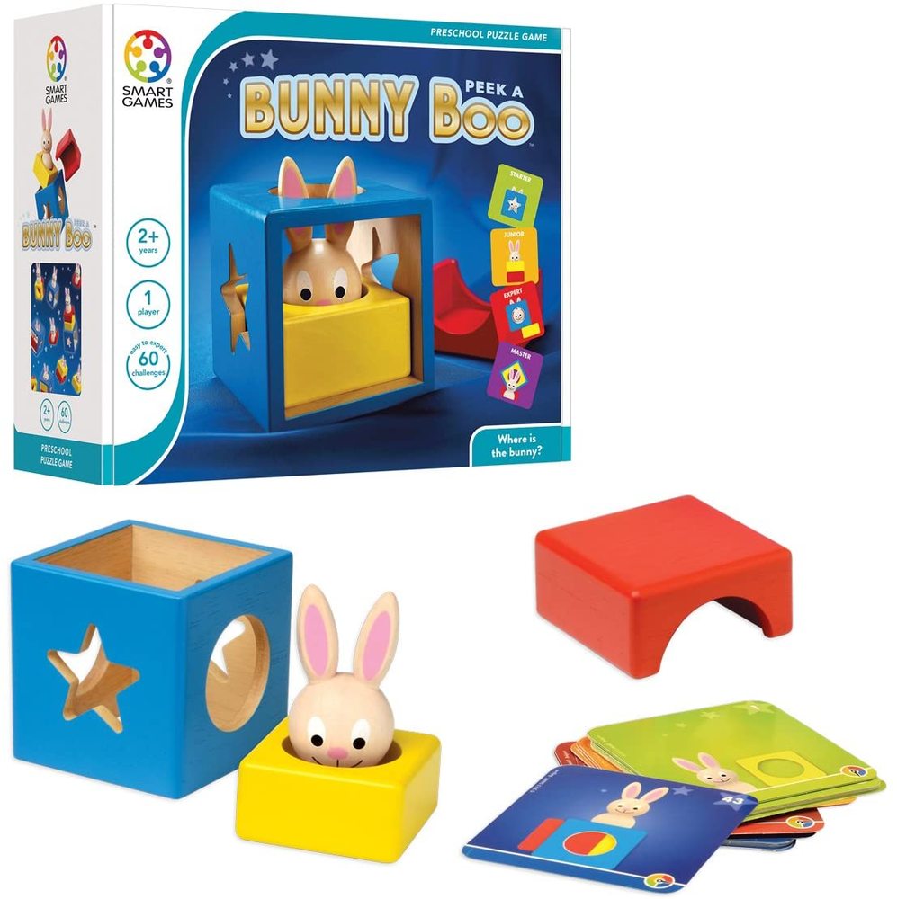 Bunny Peek-A-Boo Game - Building Blocks