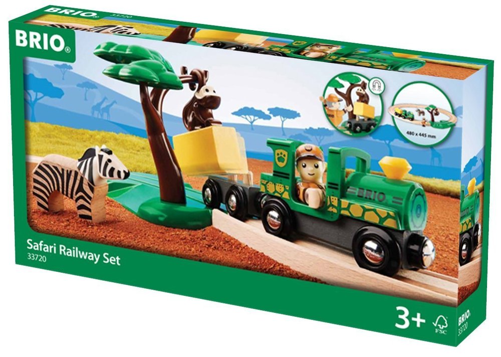 Brio Safari Railway Set - Building Blocks