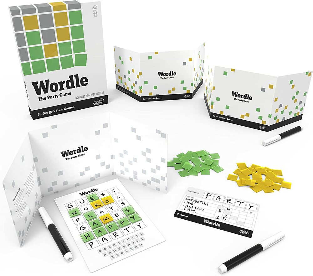 Wordle The Party Game for 2-4 Players, Official Wordle Board Game ...