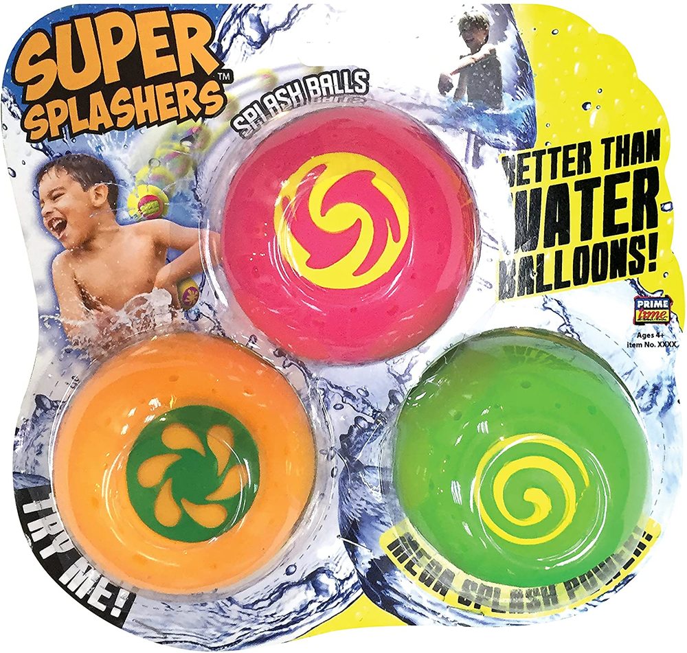 Super Splasher 3pk Water Balls - Building Blocks