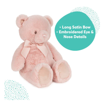 Baby GUND My First Friend Teddy Bear, Pink - Gund Plush - Building Blocks