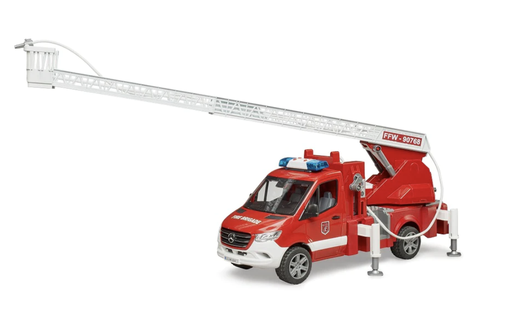 Bruder 2673 MB Sprinter Fire Engine Ages 3+ - Building Blocks