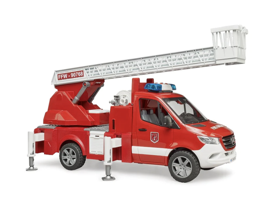 Bruder 2673 MB Sprinter Fire Engine Ages 3+ - Building Blocks