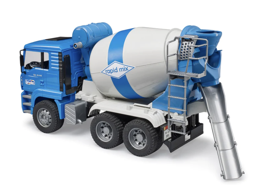 Bruder 2738 MAN Cement Mixer Ages 3+ - Building Blocks