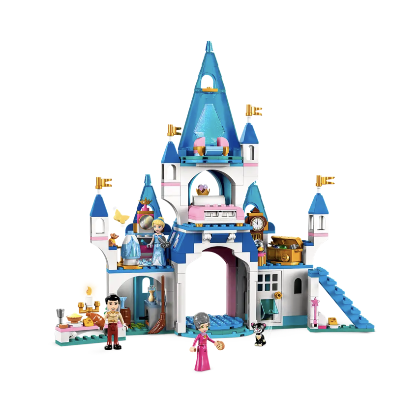 Cinderella and Prince Charming's Castle - Building Blocks