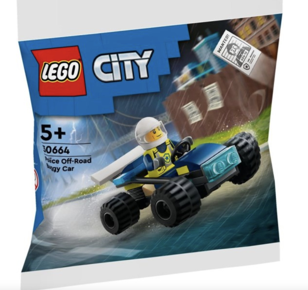 Police Off-Road Buggy Car - Building Blocks