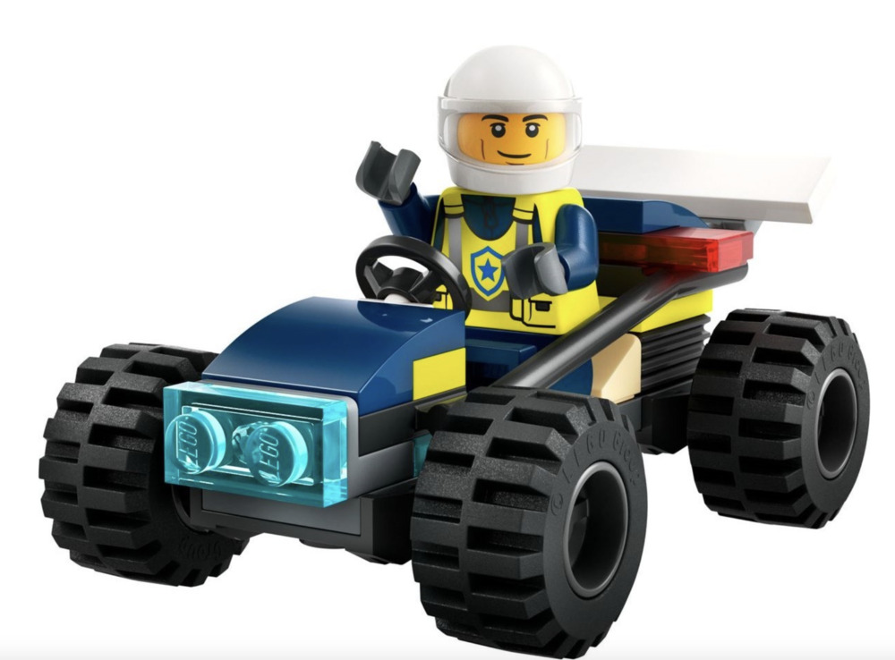 Police Off-Road Buggy Car - Building Blocks