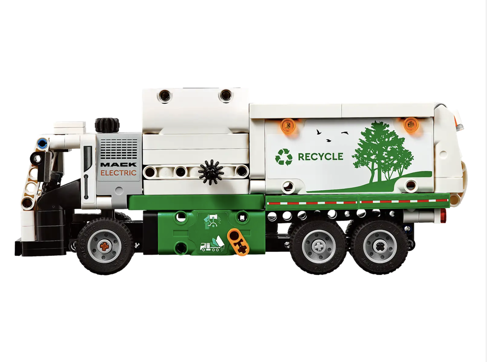 Mack LR Electric Garbage Truck - Building Blocks