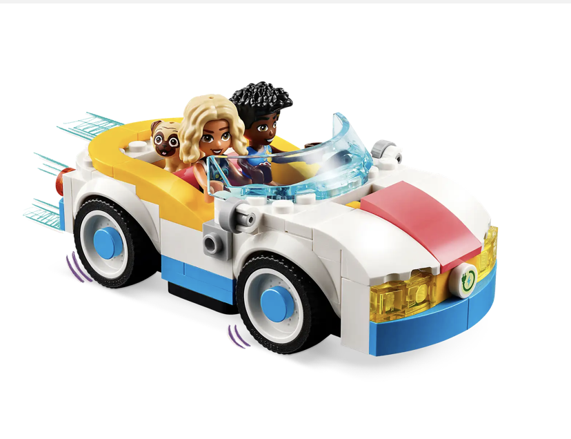 LEGO Electric Car and Charger - Building Blocks