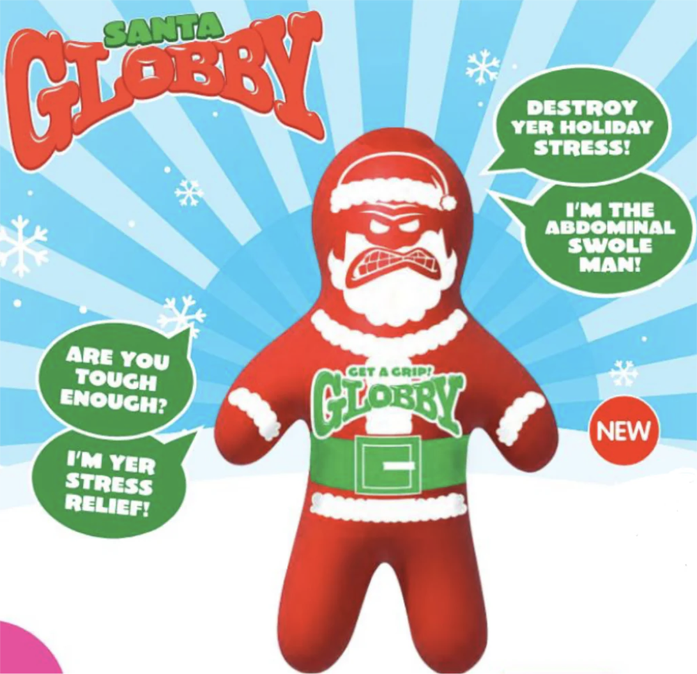 Santa Globby Fidget Toy - Building Blocks