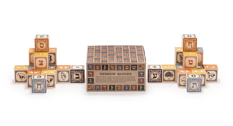 Uncle Goose Hebrew Blocks - Building Blocks