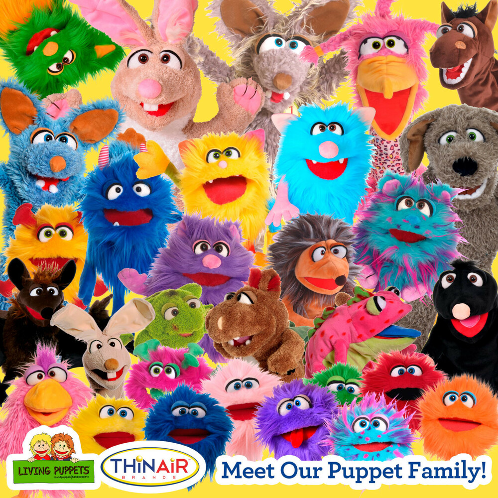 Living Puppets Animal Hand Puppets (Various Styles) - Building Blocks