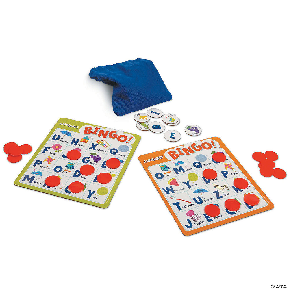 Alphabet Bingo Board Game Building Blocks Alphabet Bingo Board Game Building Blocks