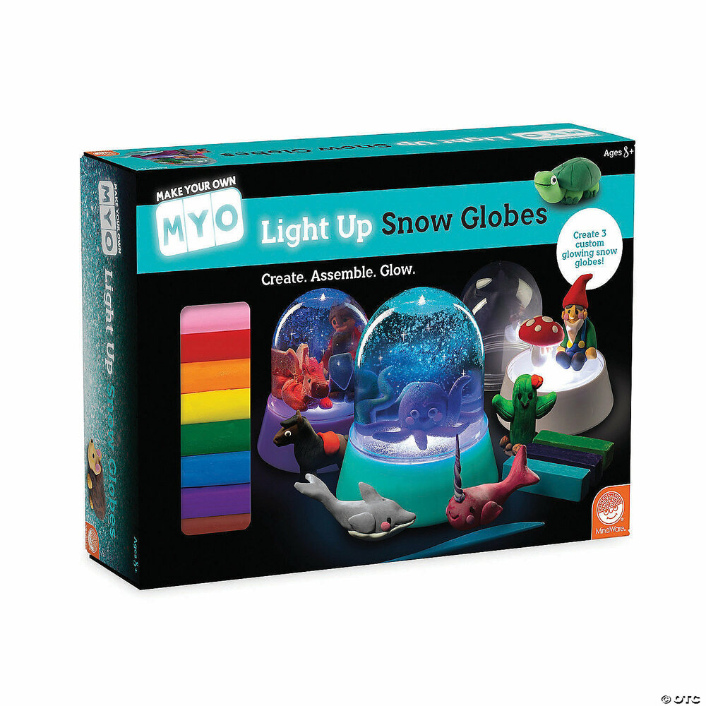 Make Your Own Light Up Snow Globe - Building Blocks Make Your Own Light Up Snow Globe - Building Blocks